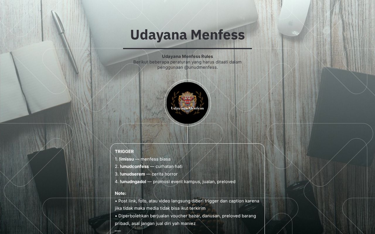 Udayana Menfess